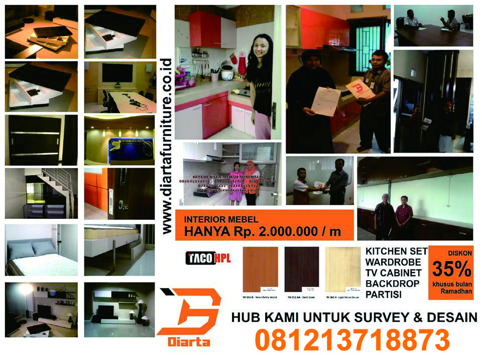 DESAIN INTERIOR MEBEL FURNITURE – KITCHEN SET MINIMALIS SURABAYA ...
